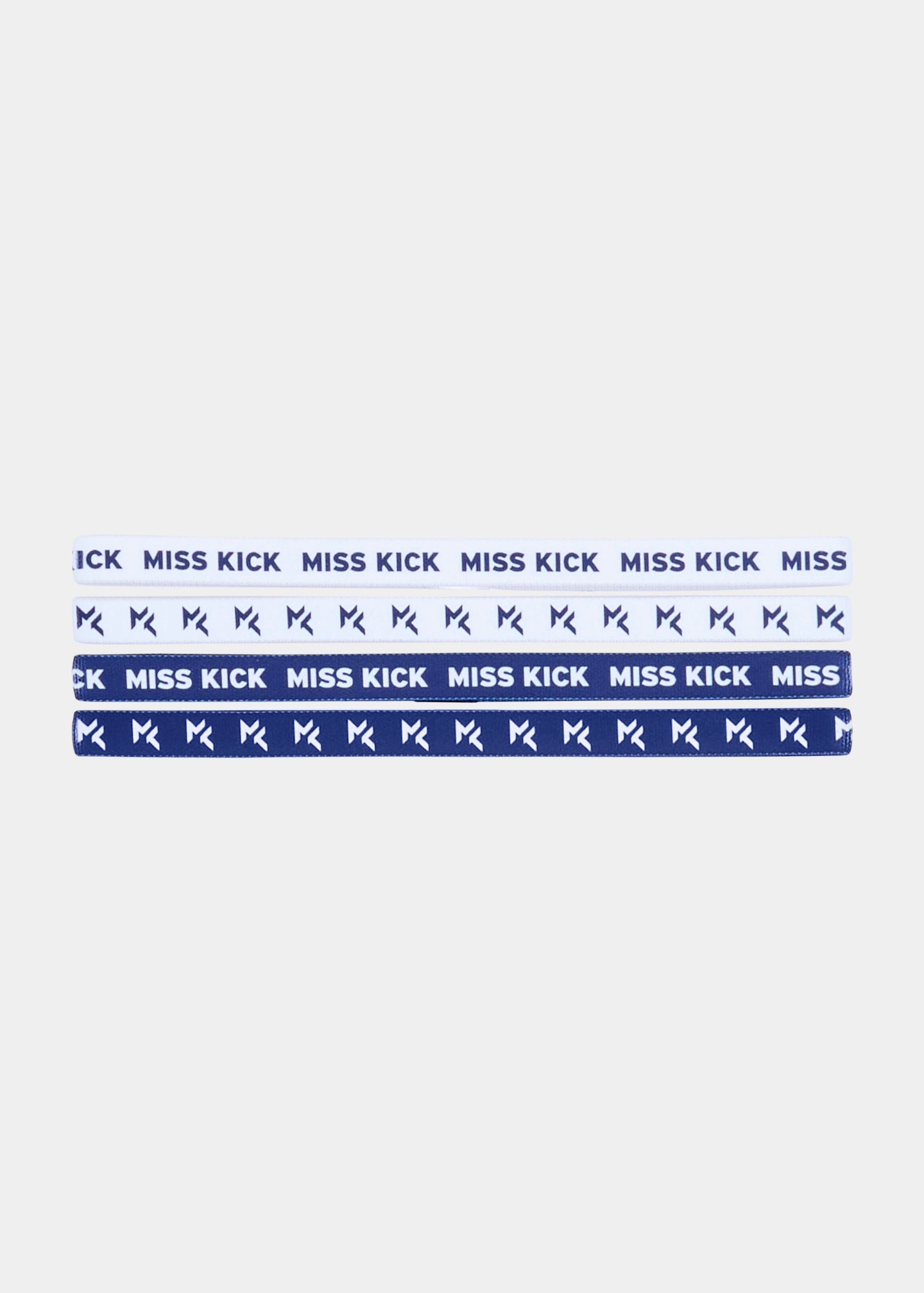Jayne 4 pack Headbands Dark Blue/White – MISS KICK